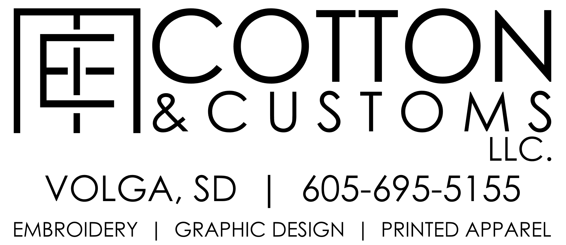 Cotton & Customs | Embroidery, Hats & Apparel | Eastern South Dakota ...